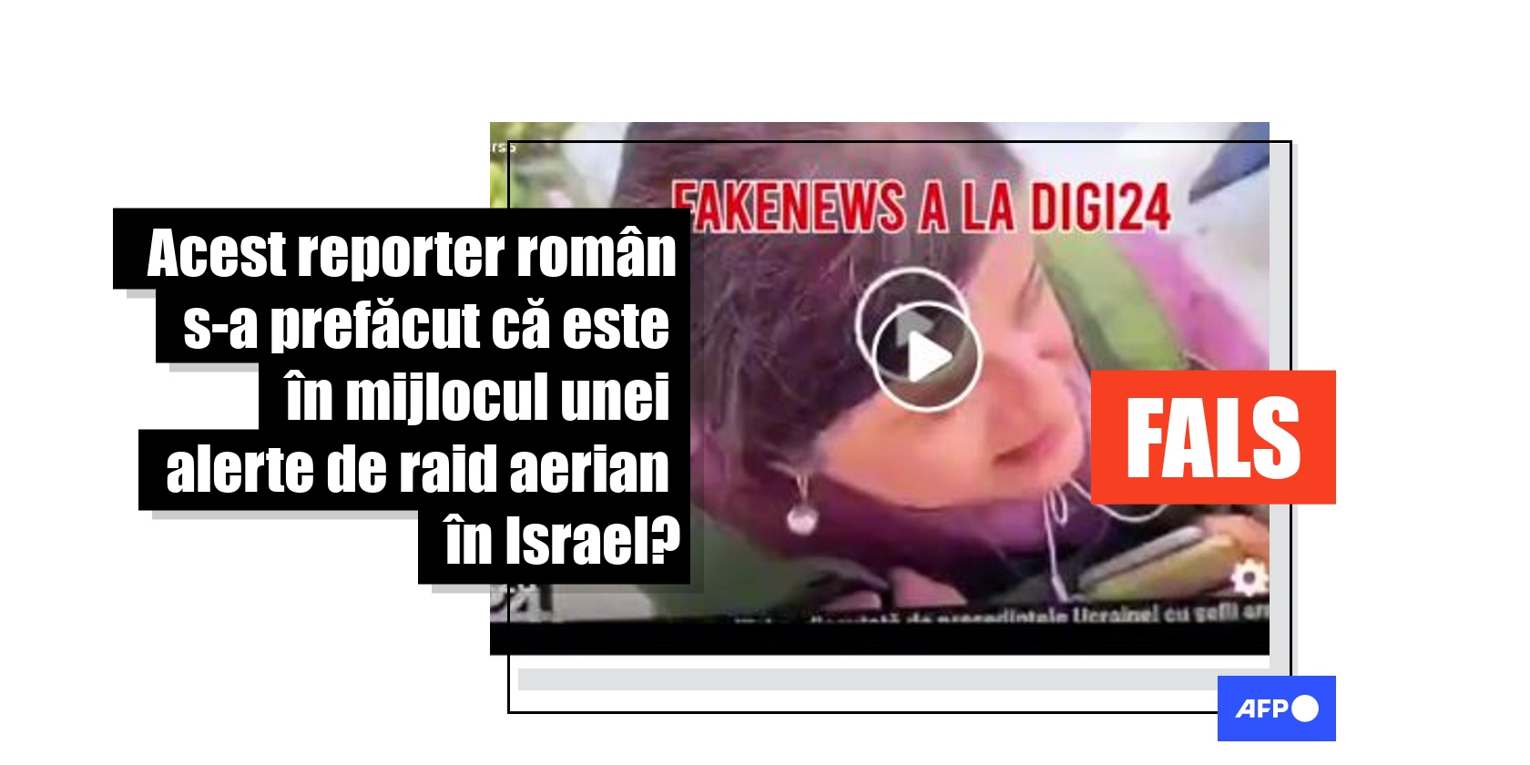 Acest video nu arată un jurnalist român care a înscenat un raid aerian ...